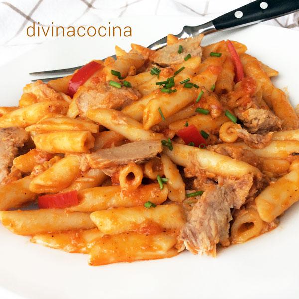 Macarrones Con Atún Y Tomate Receta De Divina Cocina