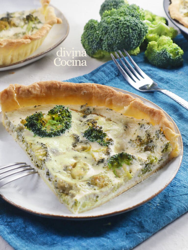 Quiche De Brócoli Y Queso Azul Receta De Divina Cocina